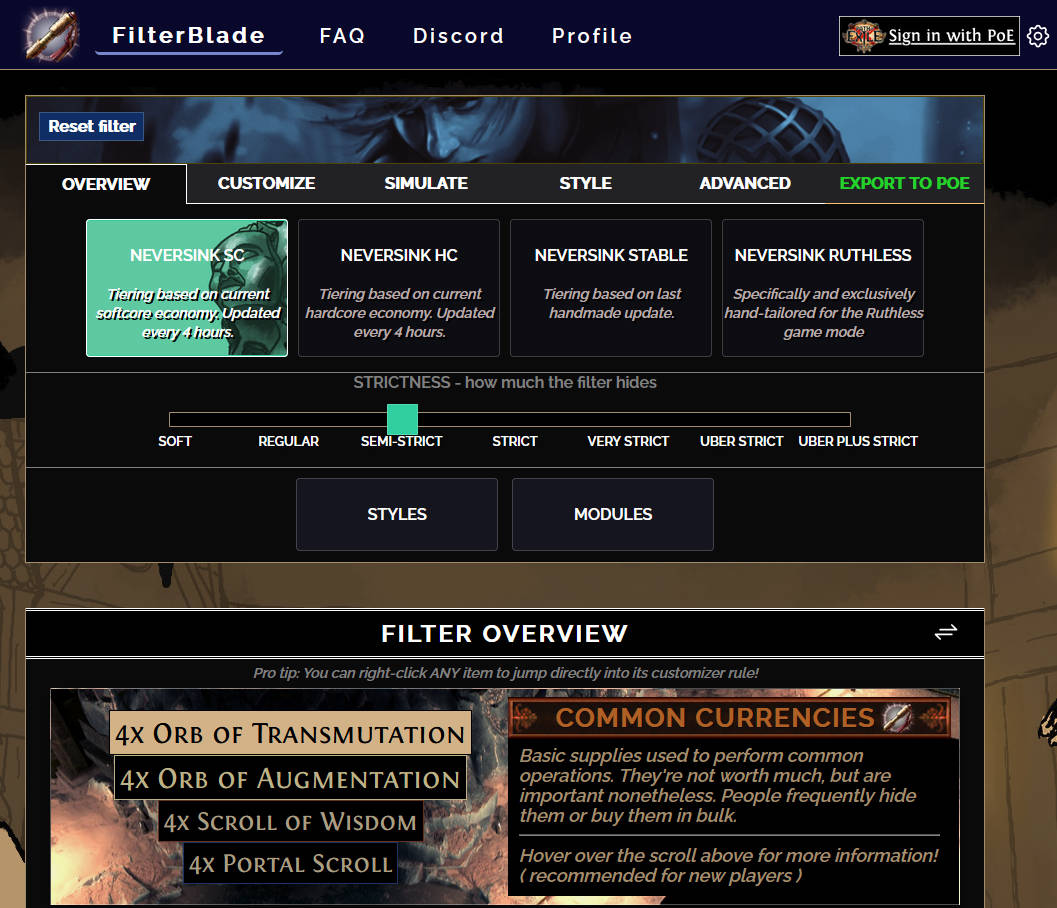 PoE Loot Filter Guide